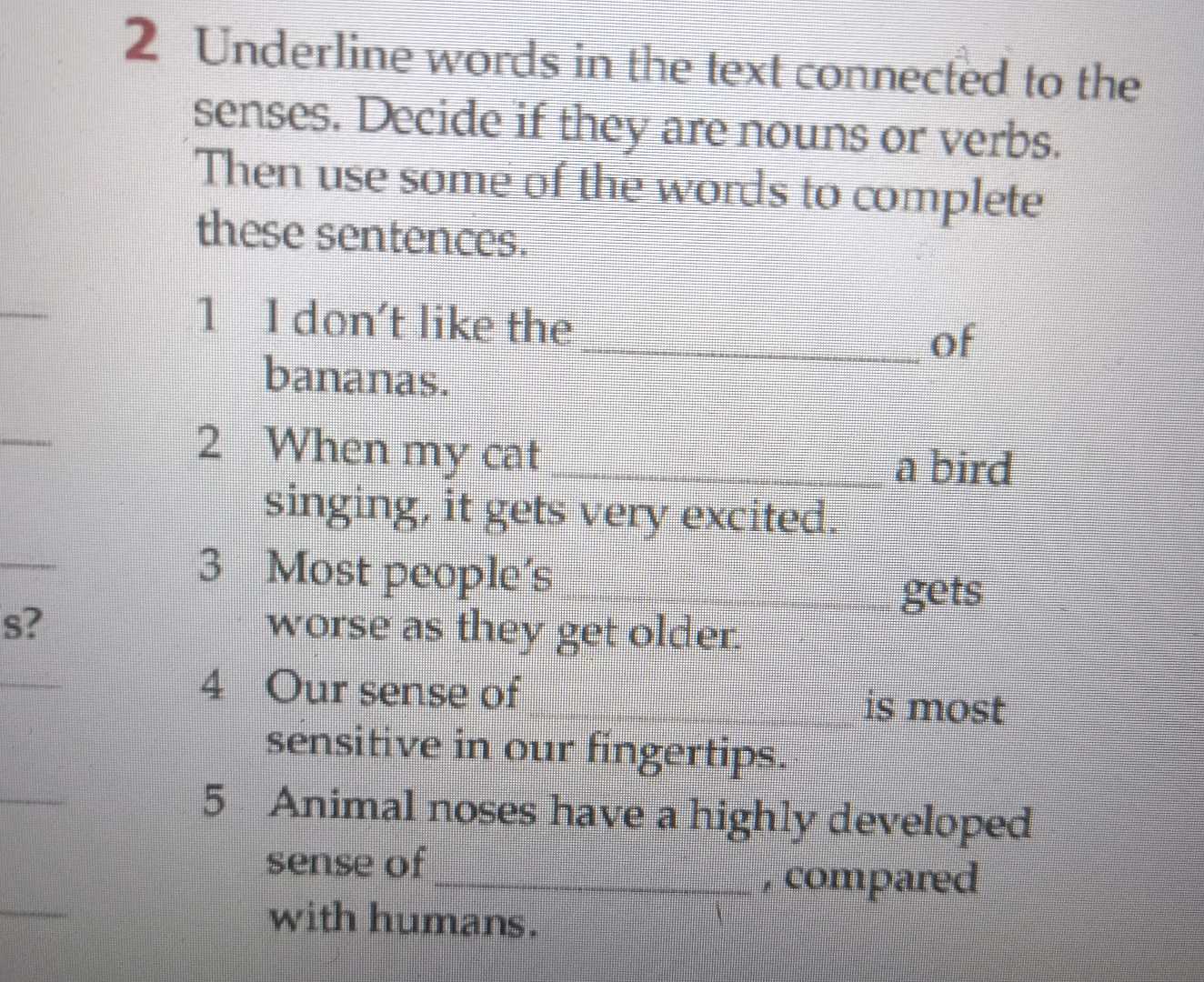 2 Underline words in the text connected to | StudyX