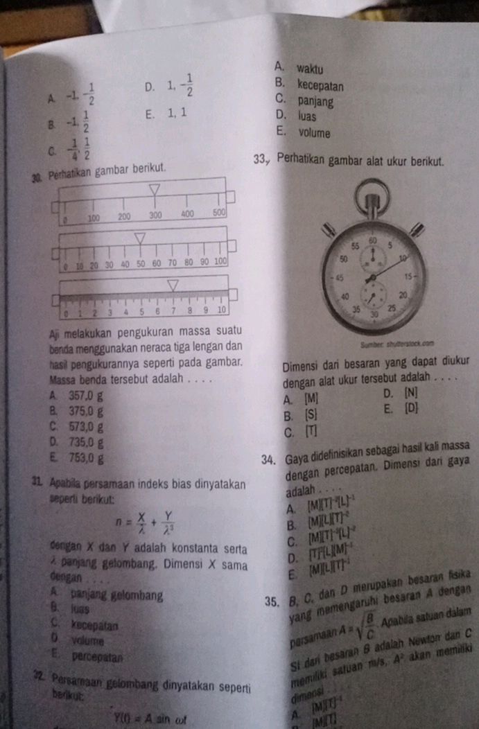 30 Perhatikan gambar berikut Gambar neraca | StudyX