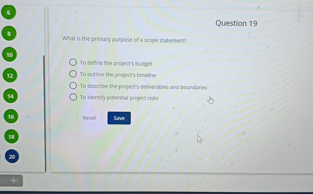 What is the primary purpose of a scope | StudyX
