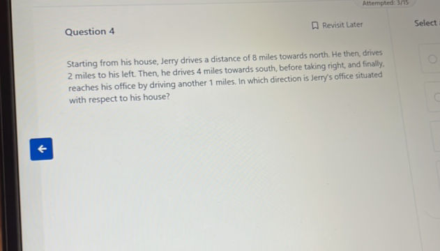 Starting from his house Jerry drives a | StudyX