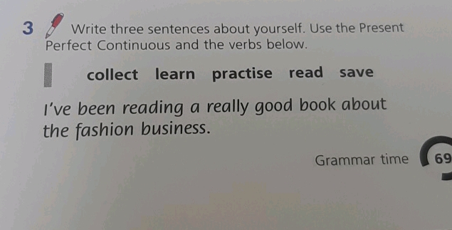 3 Write three sentences about yourself Use | StudyX