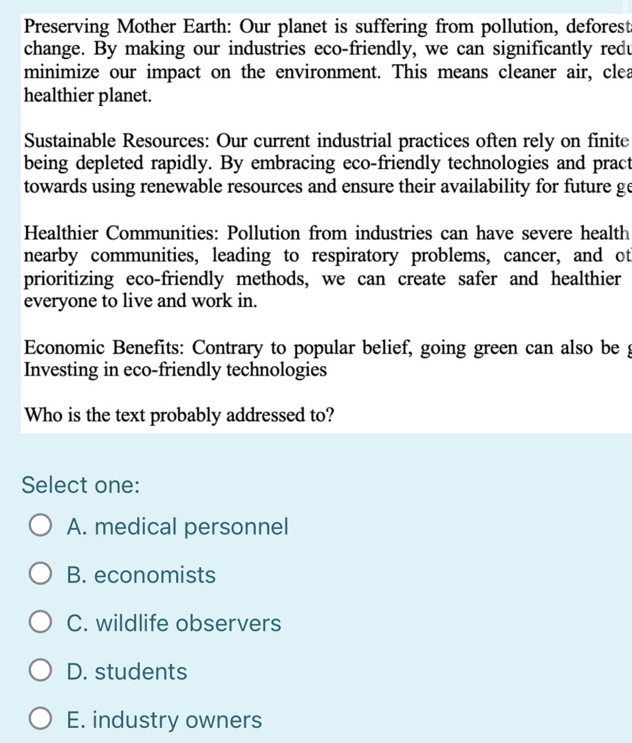 Preserving Mother Earth Our planet is | StudyX