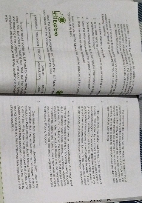 Read the following paragraphs and identify | StudyX