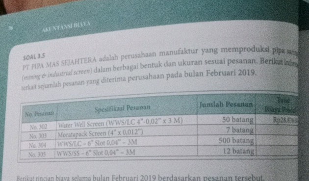 SOAL 35 PT PIPA MAS SEJAHTERA adalah | StudyX