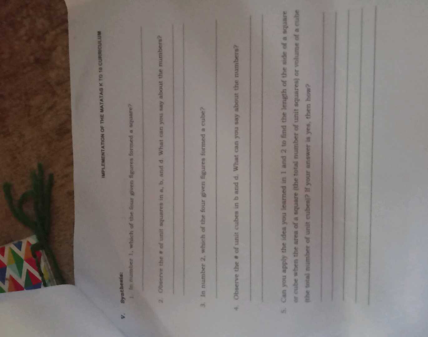 IMPLEMENTATION OF THE MATATAG K TO 18 | StudyX