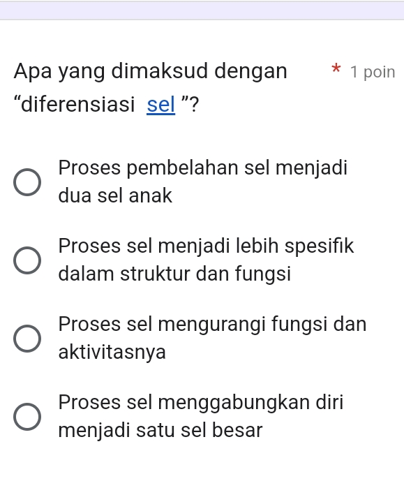 Apa yang dimaksud dengan diferensiasi sel | StudyX