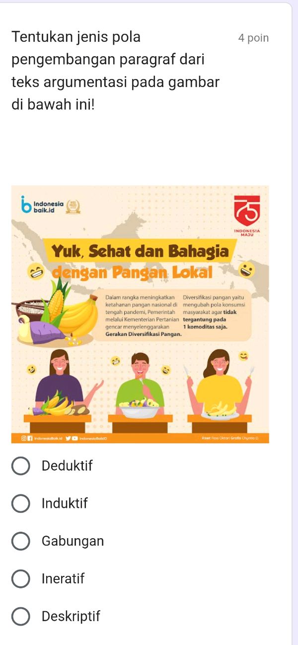 Tentukan jenis pola pengembangan paragraf | StudyX