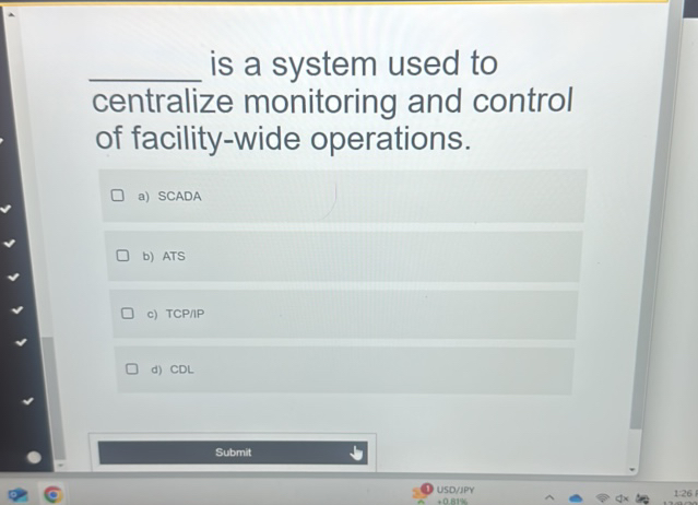 is a system used to centralize monitoring | StudyX
