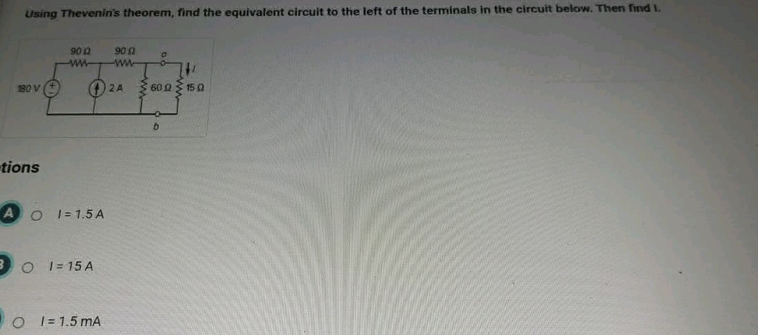 Using Thevenins theorem find the equivalent | StudyX