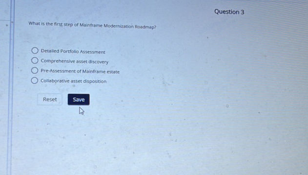 What is the first step of Mainframe | StudyX