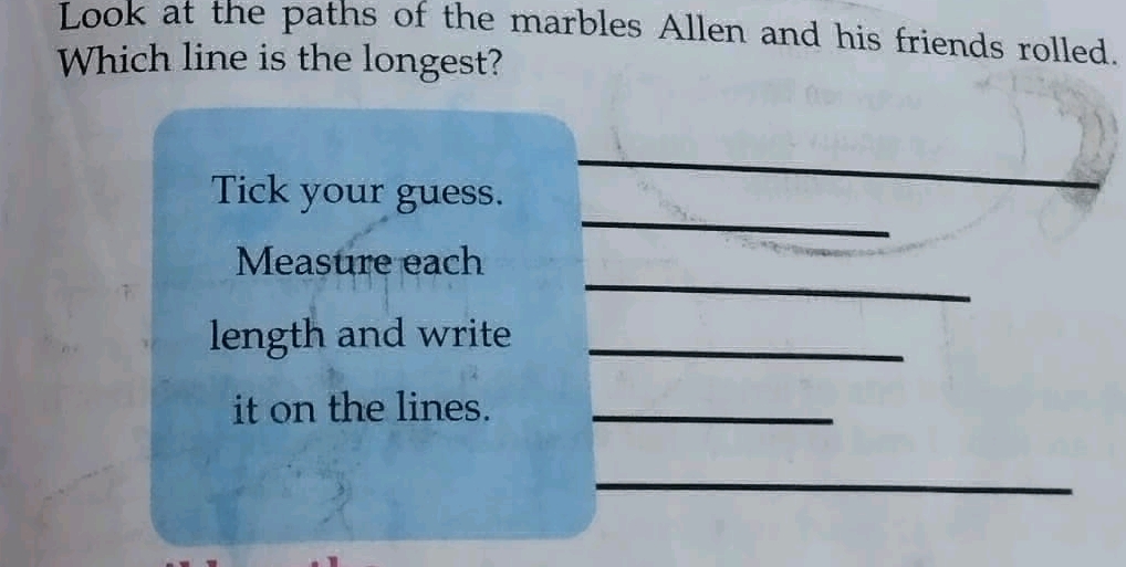 Look at the paths of the marbles Allen and | StudyX
