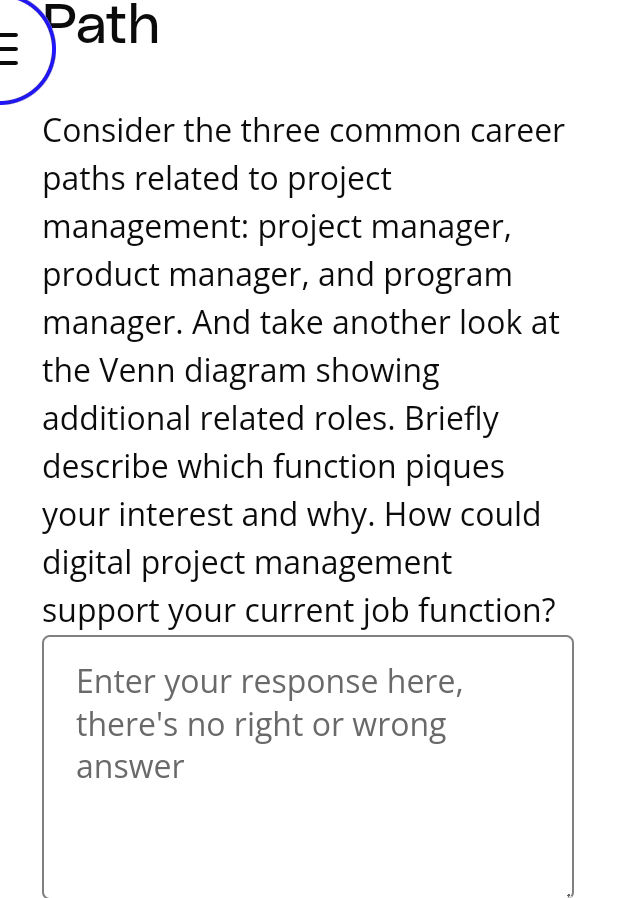 Consider the three common career paths | StudyX
