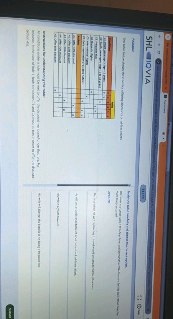 The table below shows the rules for offering | StudyX