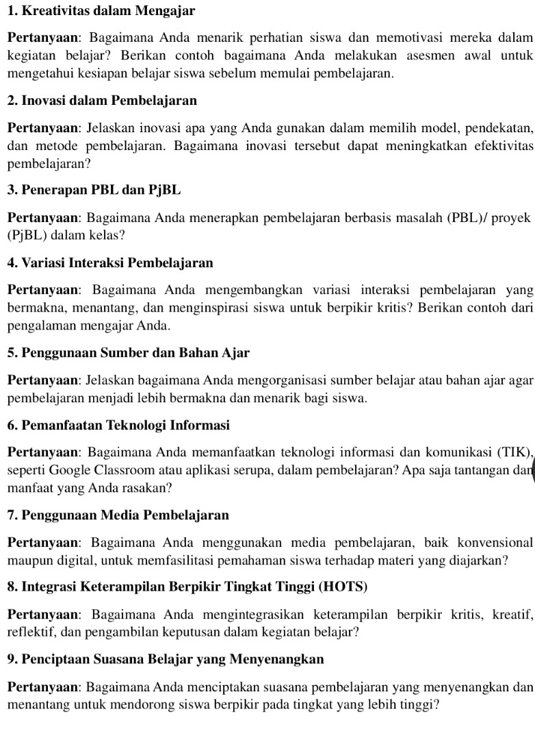 (Cuplikan Praktek/Simulasi Isi Materi Modul Ajar) 1 Kreativitas dalam ...