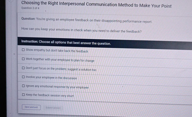 Choosing the Right Interpersonal | StudyX