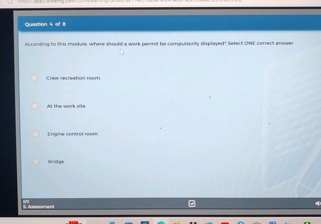Question 4 of 8 According to this module | StudyX