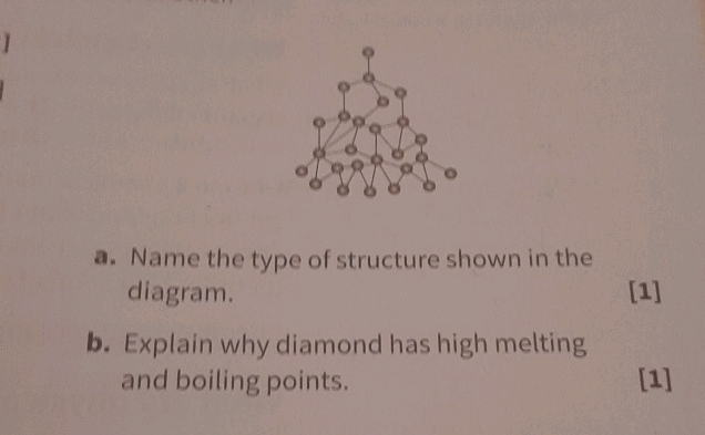 a Name the type of structure shown in the | StudyX