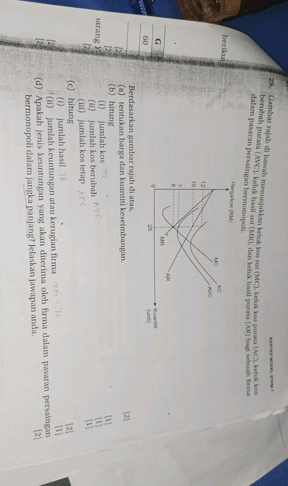 29 Gambar rajah di bawah menunjukkan keluk | StudyX