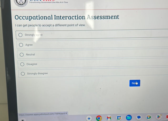 Occupational Interaction Assessment I can | StudyX