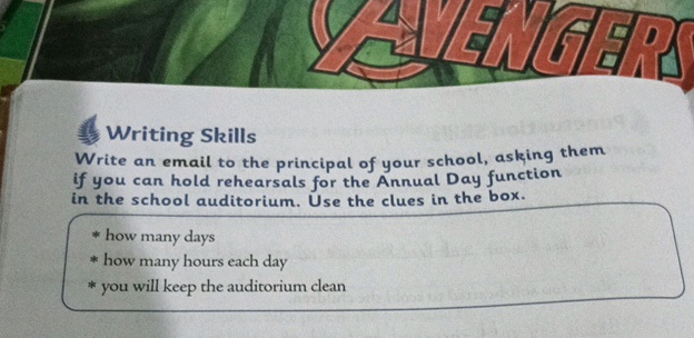 Write an email to the principal of your | StudyX
