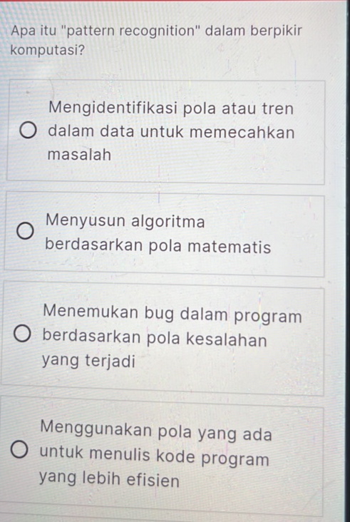 Apa itu pattern recognition dalam berpikir | StudyX
