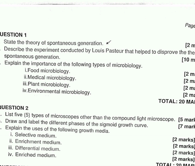 QUESTION 1 State the theory of spontaneous | StudyX