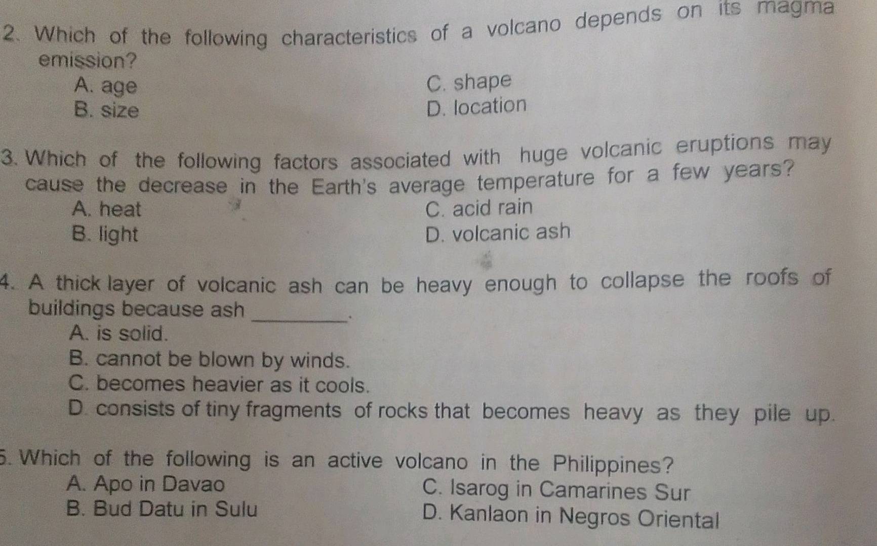 2 Which of the following characteristics of | StudyX