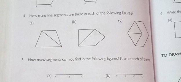4 How many line segments are there in each | StudyX