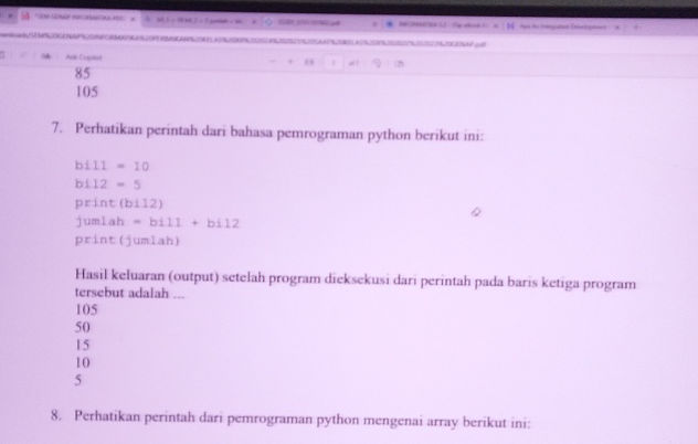 7 Perhatikan perintah dari bahasa | StudyX