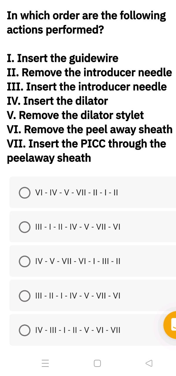 In which order are the following actions | StudyX