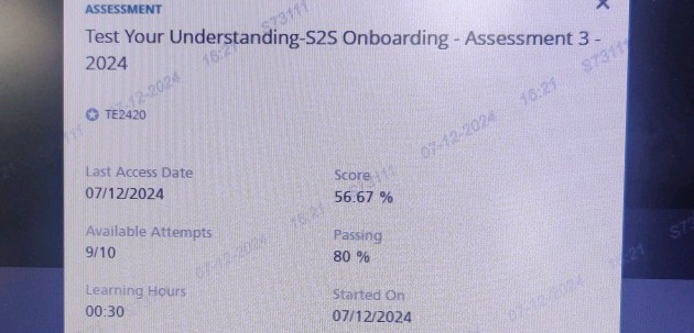 ASSESSMENT 2024 Test Your Understanding-S2S | StudyX