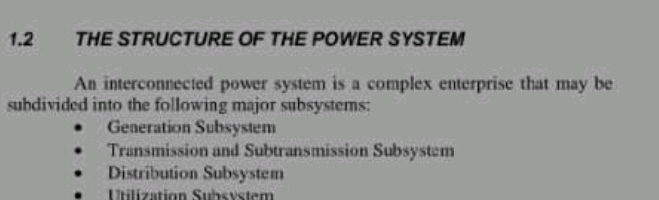 12 THE STRUCTURE OF THE POWER SYSTEM An | StudyX