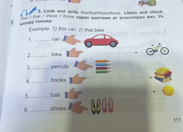 3 Look and write this/that/these/those | StudyX