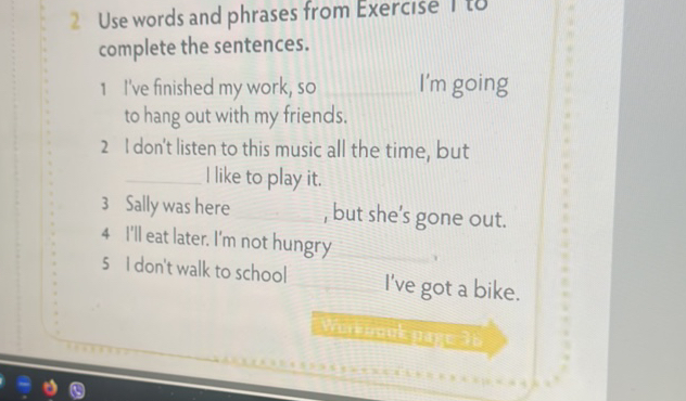 2 Use words and phrases from Exercise 1 to | StudyX