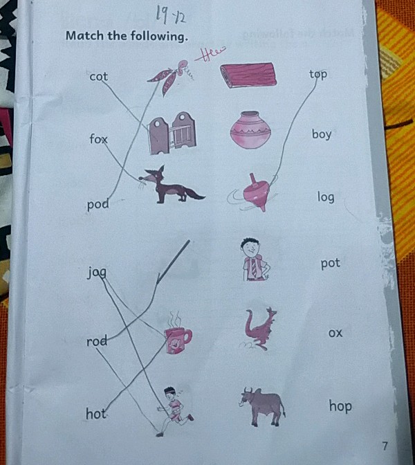Match the following cot top fox boy pod log | StudyX