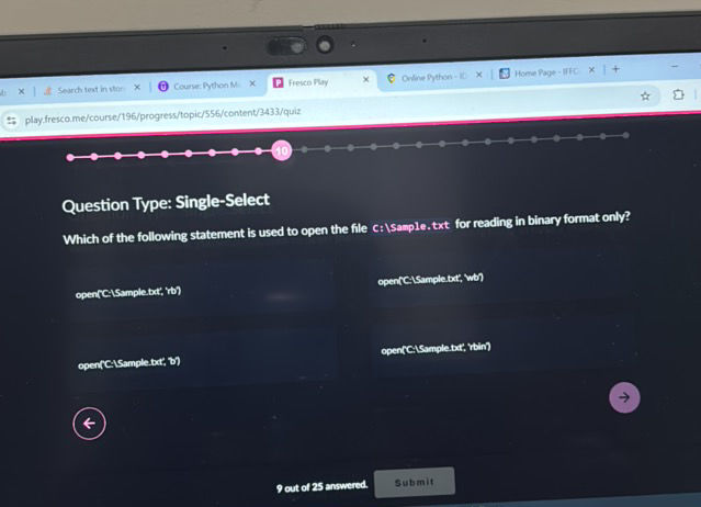 Question Type Single-Select Which of the | StudyX