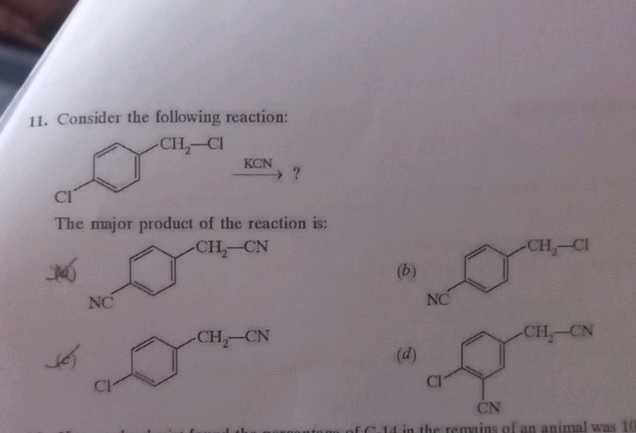 11 Consider the following reaction Cl | StudyX