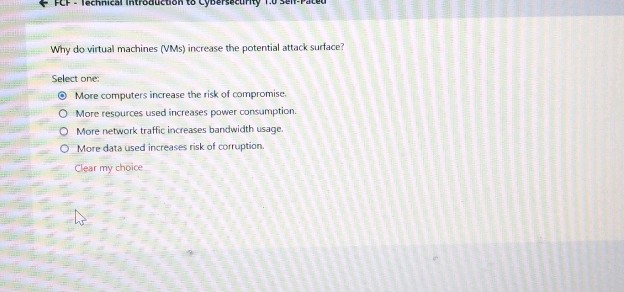Why do virtual machines (VMs) increase the | StudyX