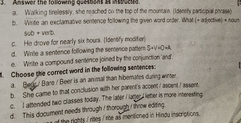 3 Answer the following questions as | StudyX