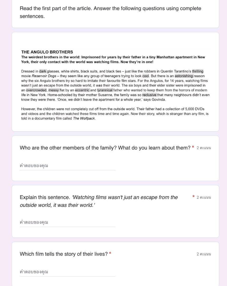 Read the first part of the article Answer | StudyX