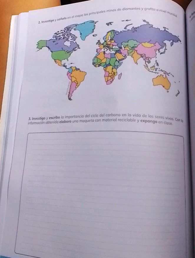 2 Investigo y sealo en el mapa las principales minas de diamantes y ...