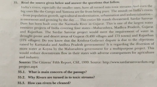 35 Read the source given below and answer | StudyX