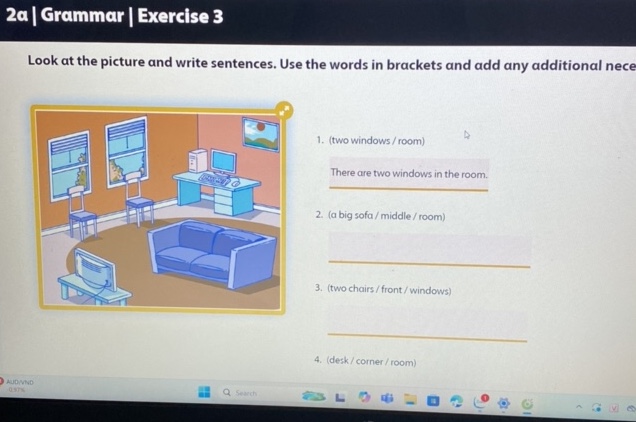 2a Grammar Exercise 3 Look at the picture | StudyX