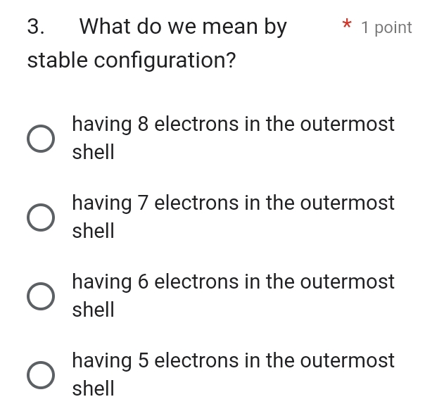 3 What do we mean by stable configuration 1 | StudyX