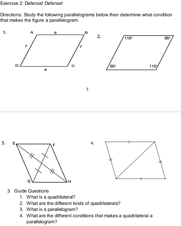 Exercise 2 Defense Defense Directions Study | StudyX