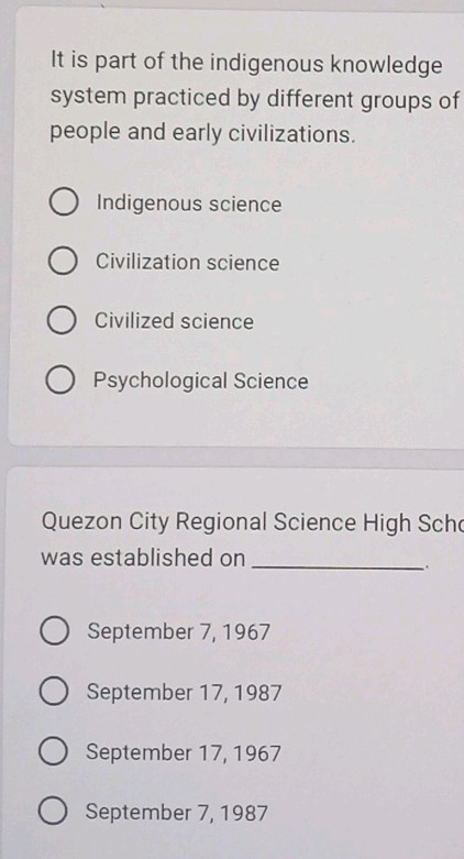 It is part of the indigenous knowledge | StudyX