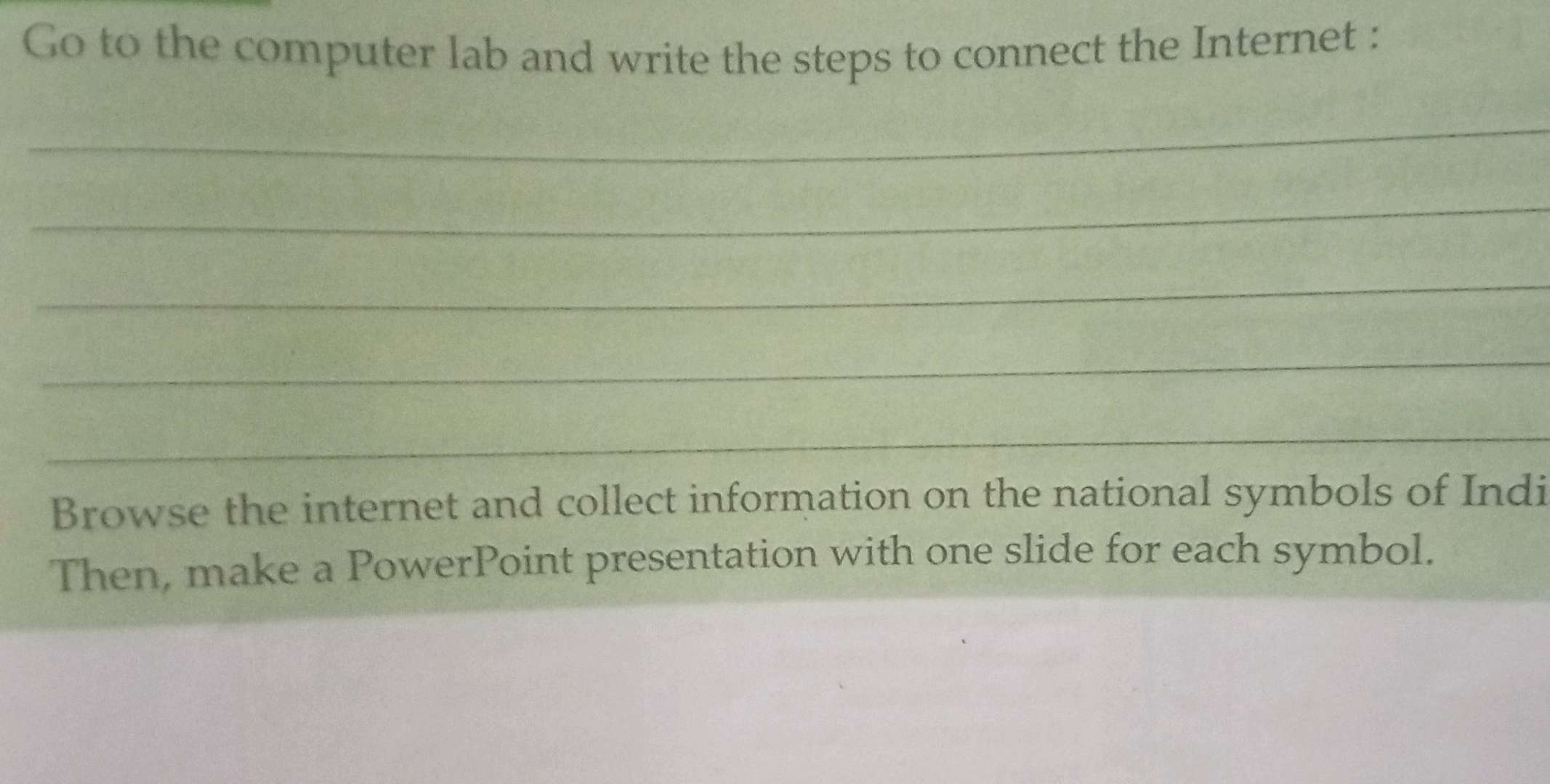 Go to the computer lab and write the steps | StudyX