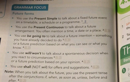 - You use the Present Simple to talk about a fixed future a timetable a ...