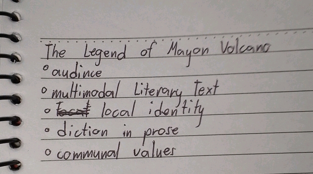 The Legend of Mayon Volcano audience | StudyX