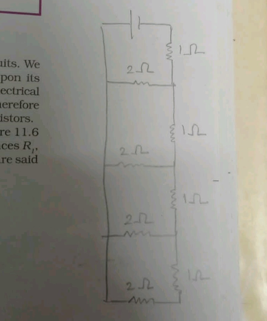 The image contains a circuit diagram showing | StudyX